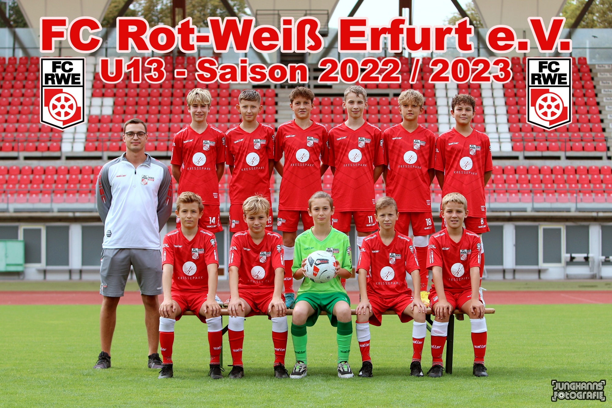Mannschaft U13 - Nachwuchsleistungszentrum - FC Rot Weiß Erfurt